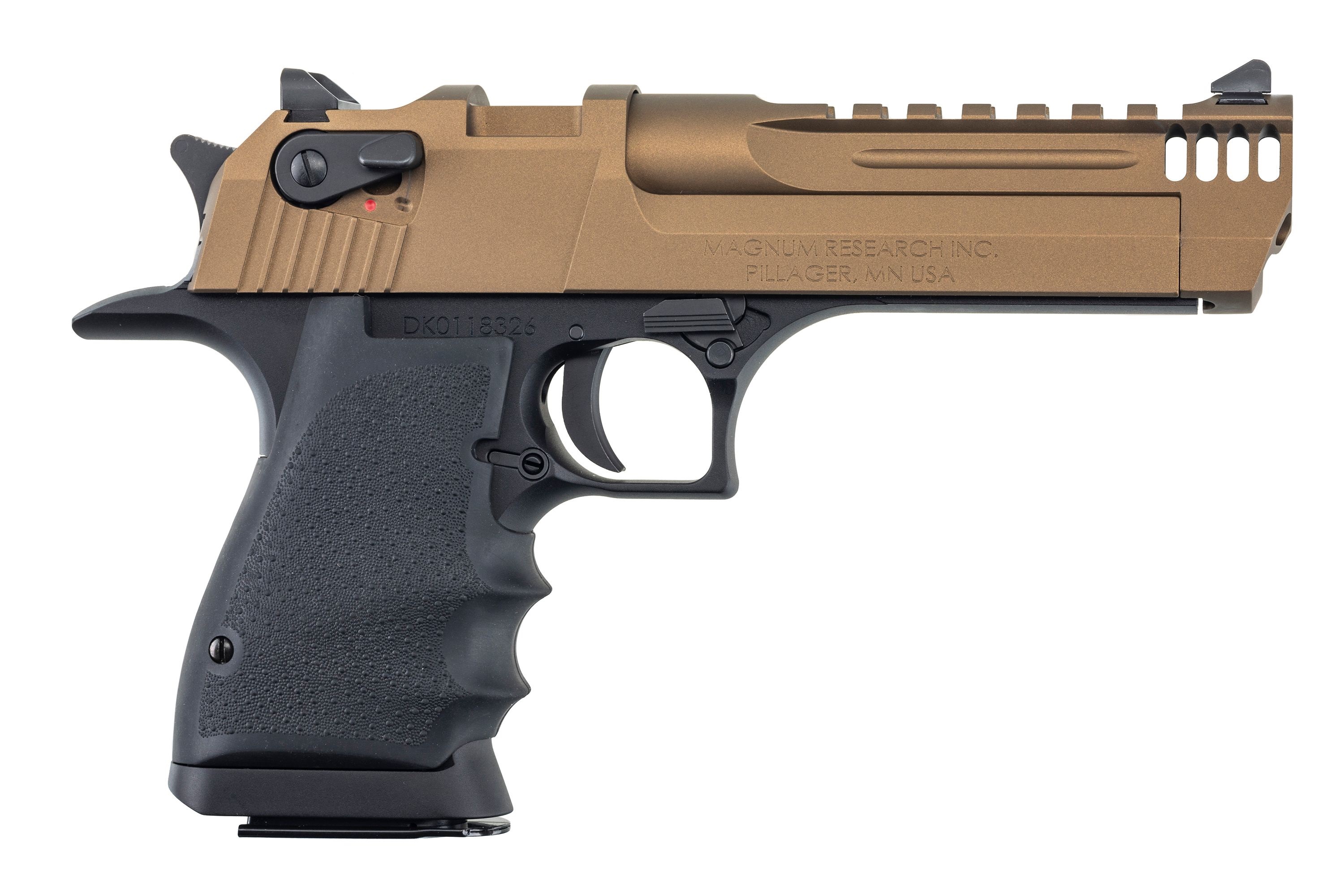 Magnum research desert eagle l5 357 mag, 5" barrel, 9 rnd - bronze [mpn ...