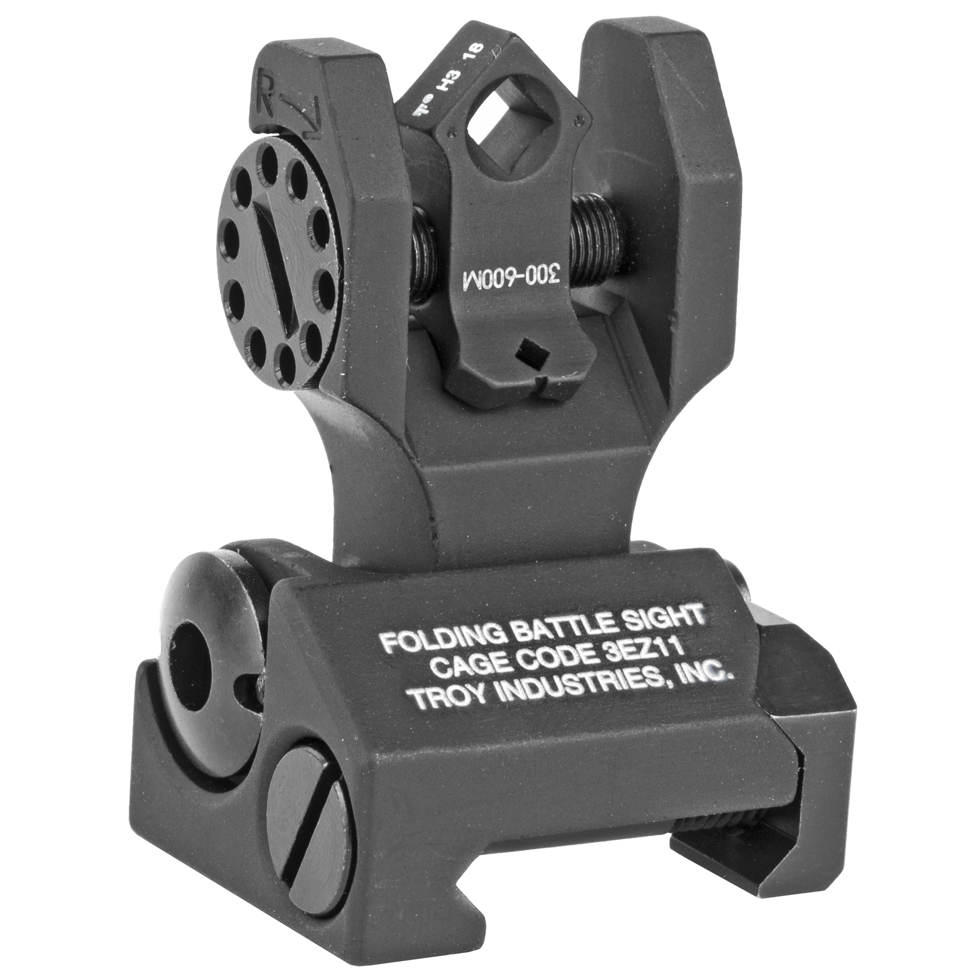 Troy Industries Folding Rear Dioptc Sight Tritium Black - Gun Sights at ...