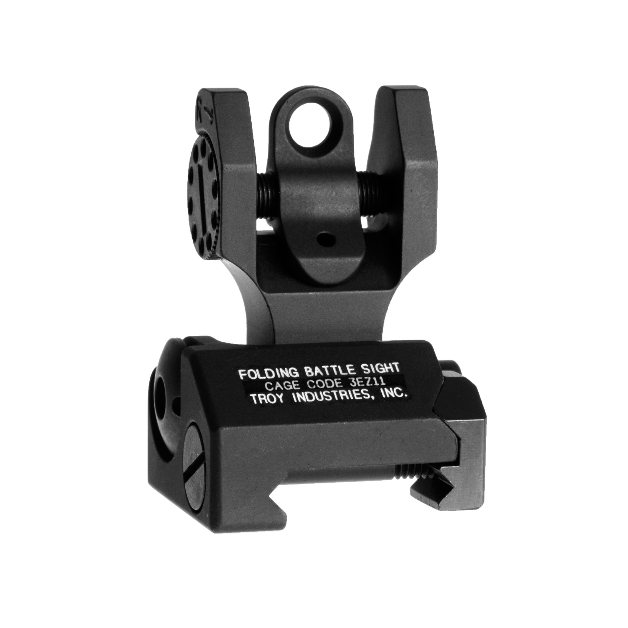 Troy Fldng Rear Battle Sight Blk - Gun Sights at GunBroker.com : 1079541146