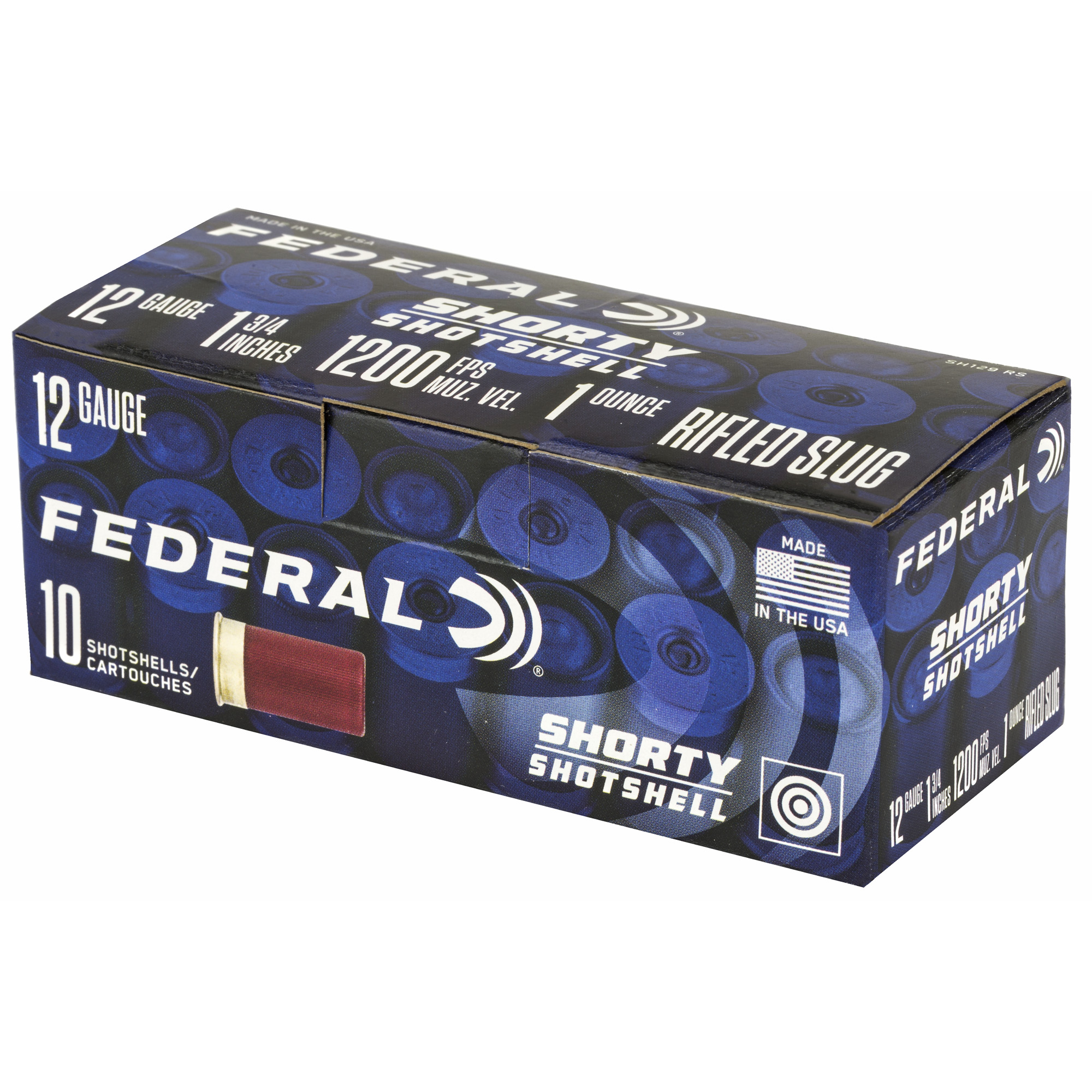 Federal Shorty Shotshell 12 GA 13-4in. 1oz. Slug 10 Rounds [MPN: SH129 ...