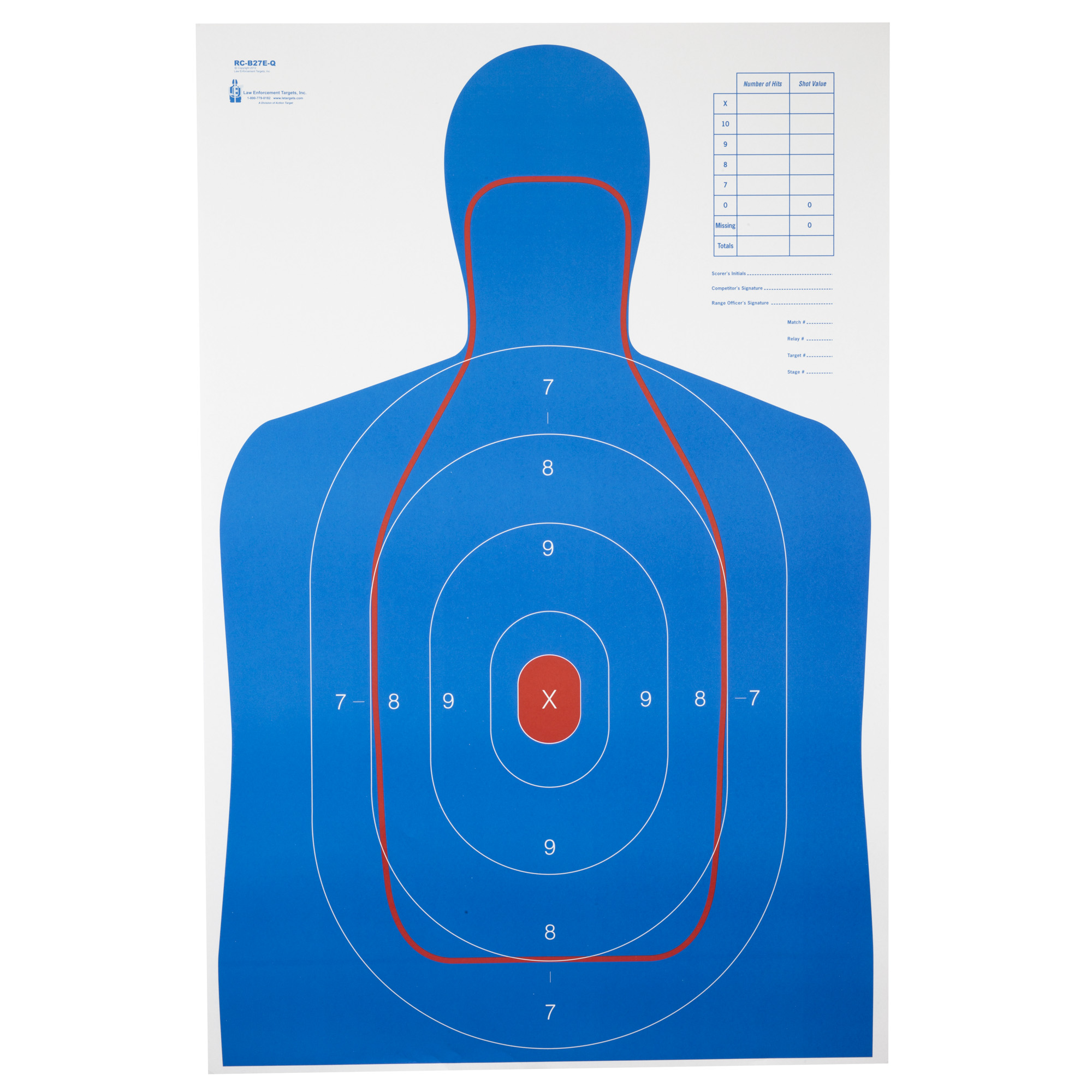 Action Tgt Combo B27e & Fbi Q 100pk - Tactical Gear at GunBroker.com ...