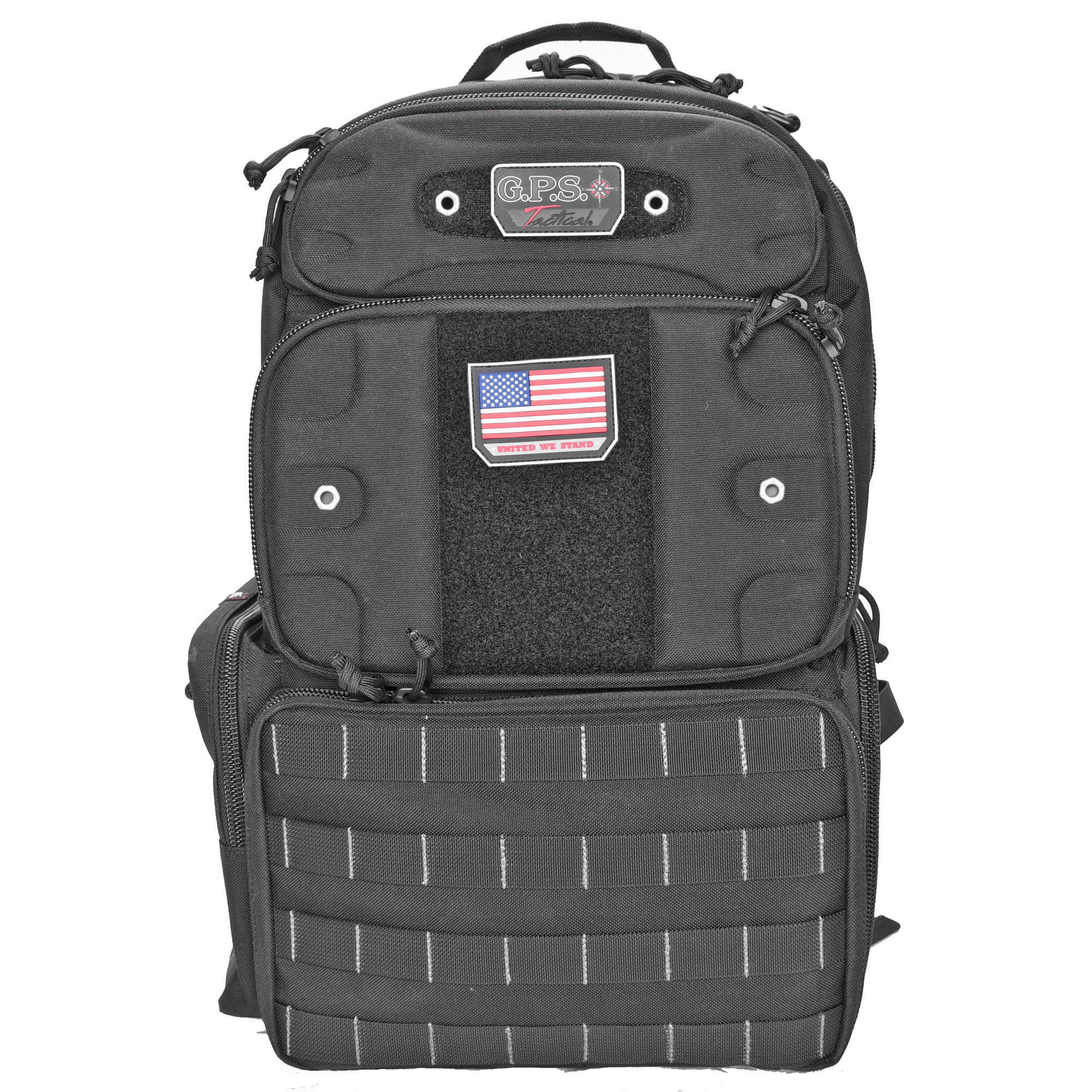 GPS Tactical Range Backpack TallHolds 4 HandgunsBlack - Tactical Gear ...