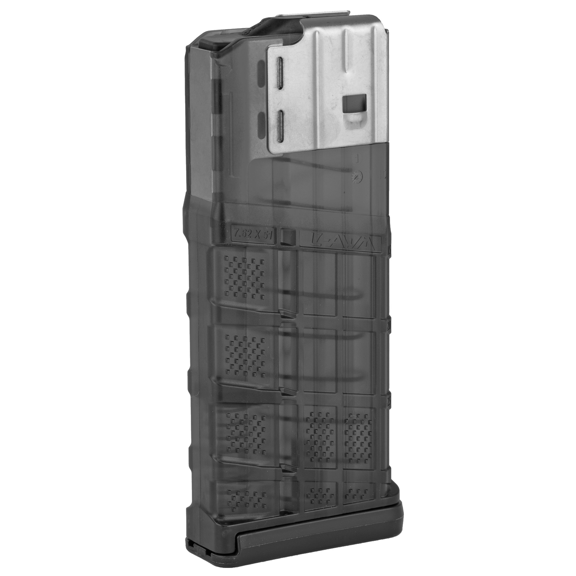 Lancer L7awm .308 Win-7.62 25rd Trans Smoke - Rifle Magazines & Rifle ...
