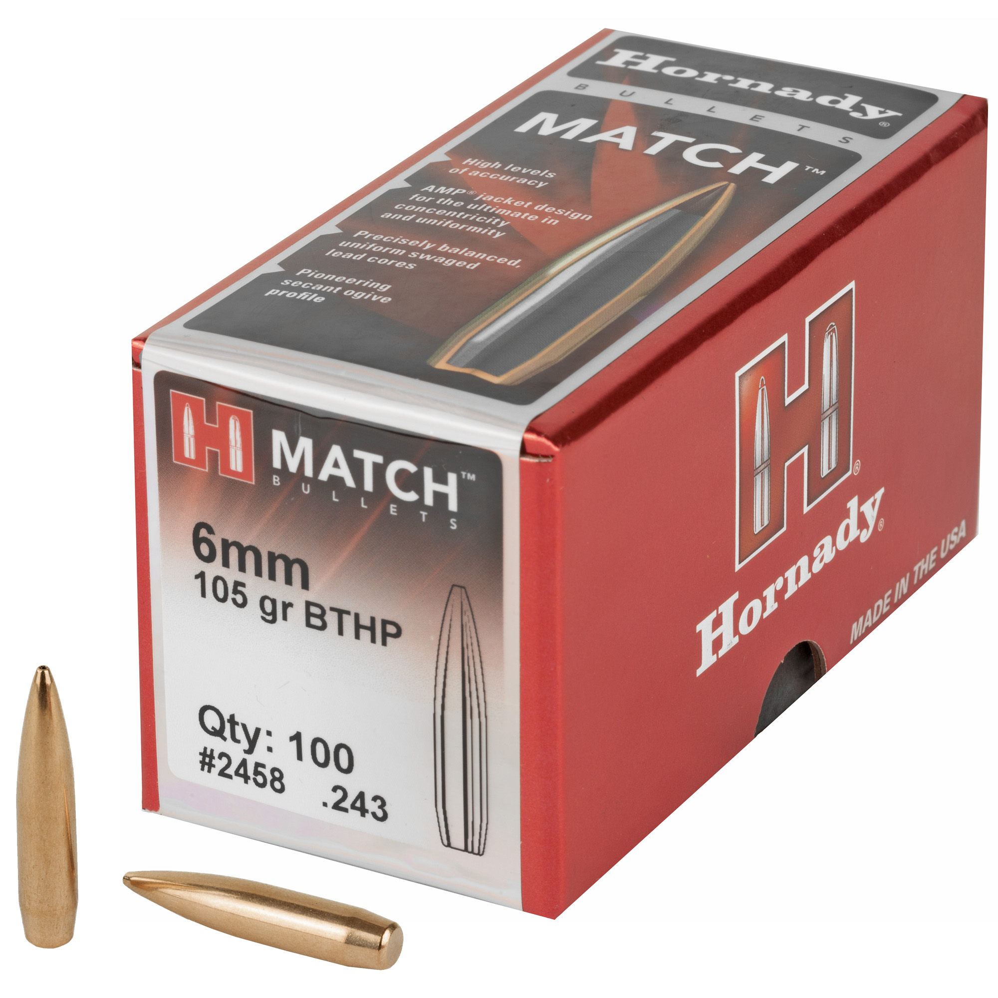 Hrndy Match 6mm .243 105gr 100ct - Other Reloading Supplies at ...