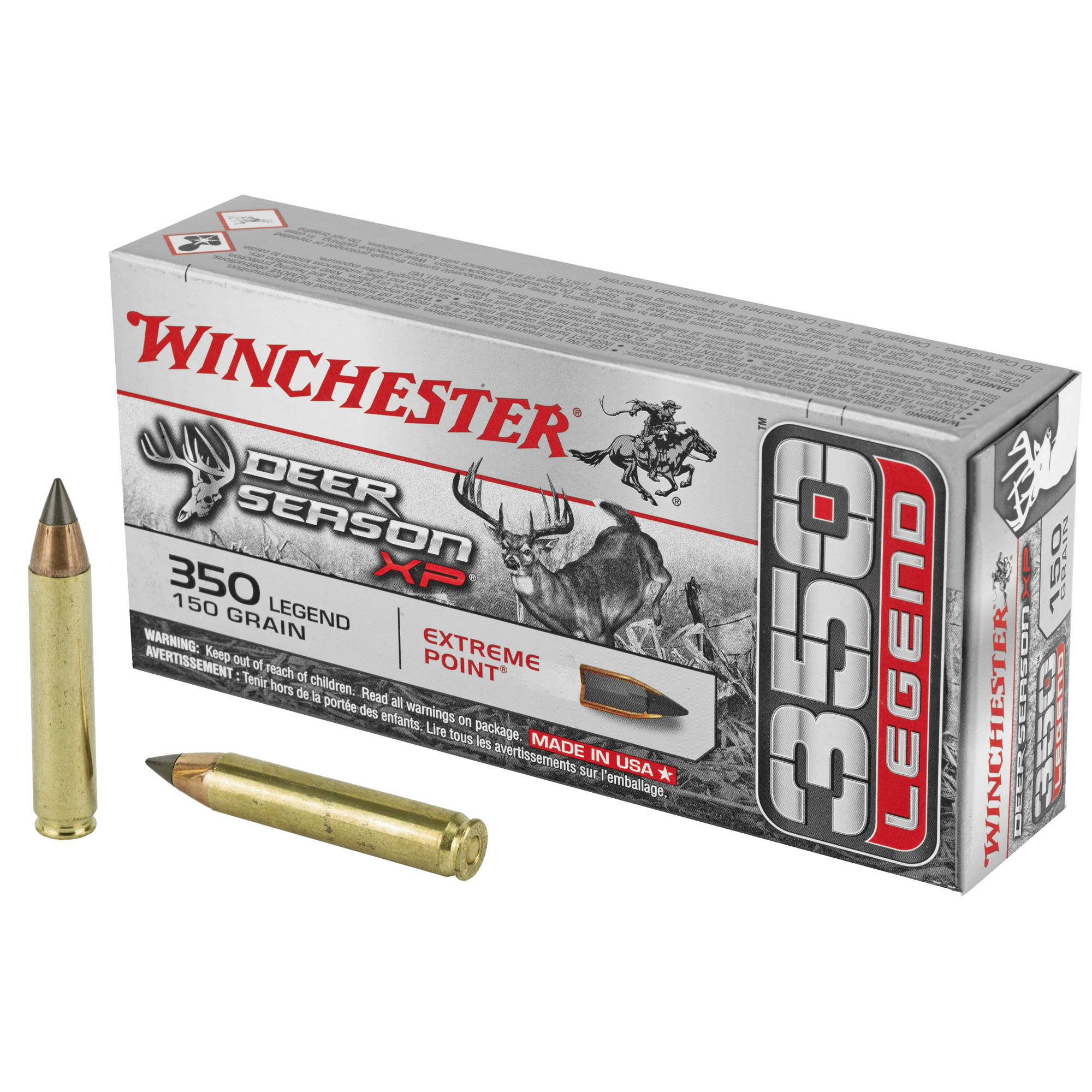 Winchester Deer Season XP .350 LEGEND 150gr Extreme Point Polymer Tip 2 ...