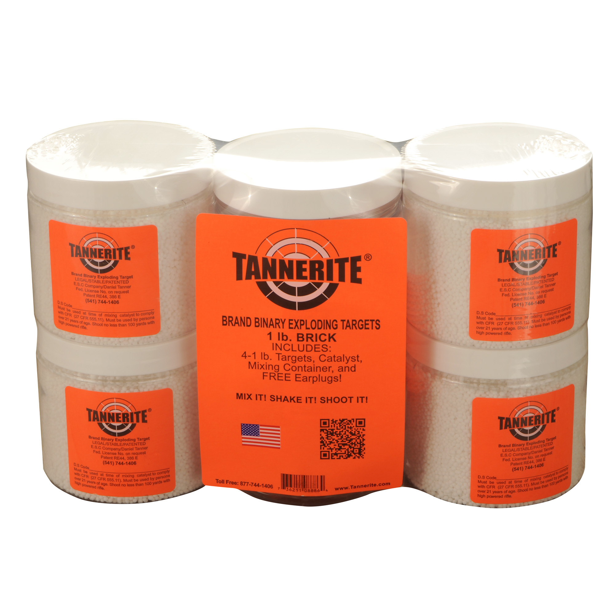 Tannerite Brick 1lb Trgt 4-pk - Tactical Gear at GunBroker.com : 1085211811