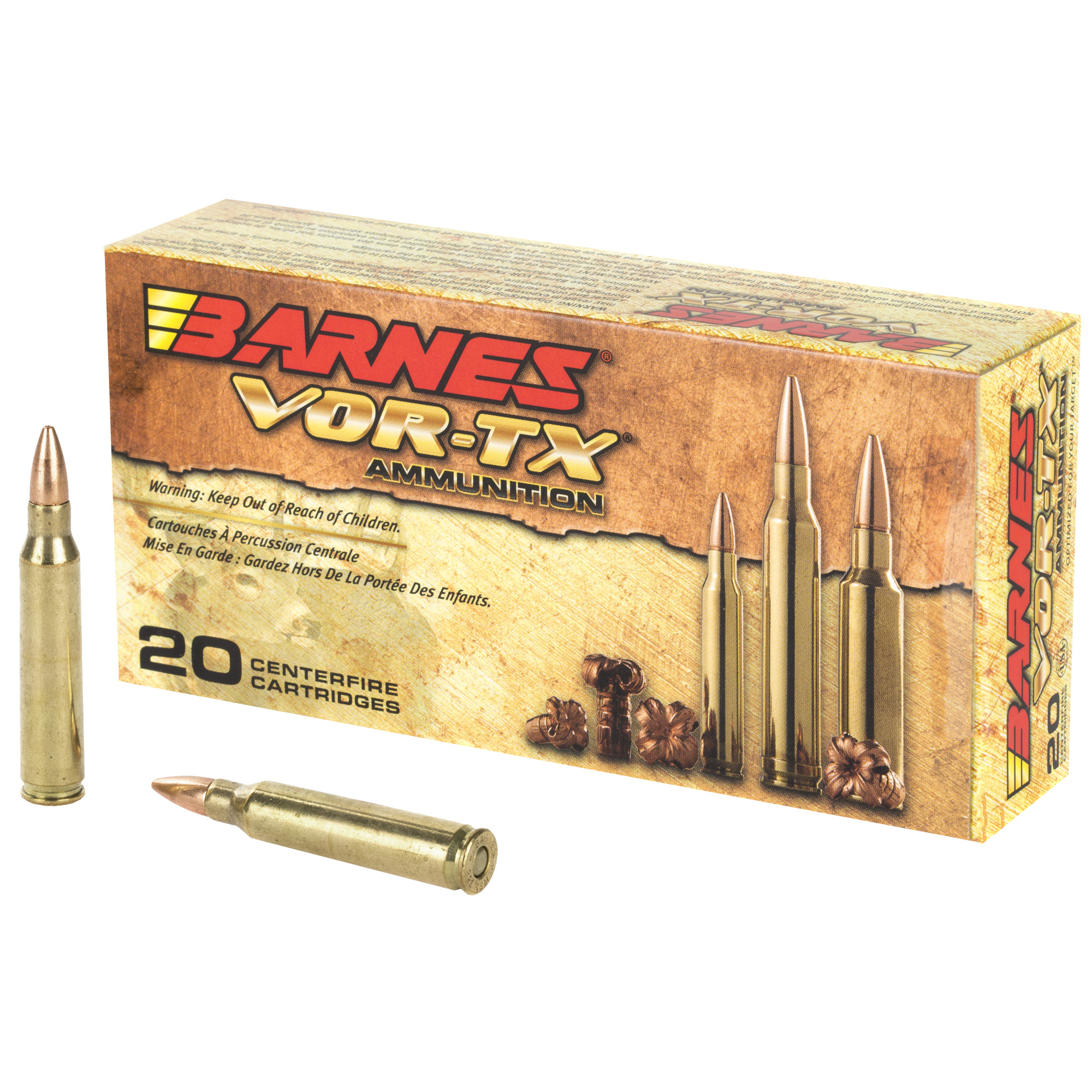Barnes Bullets VorTx .223 REM 55gr TSX 20 Rounds [MPN: 21520] - Rifle ...