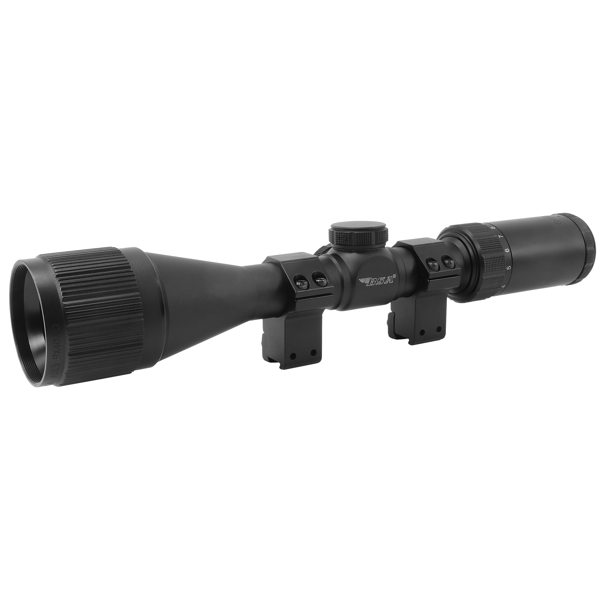 BSA Optics Outlook Air Rifle Scope 39x40mm Mil Dot Reticle - Gun Scopes ...