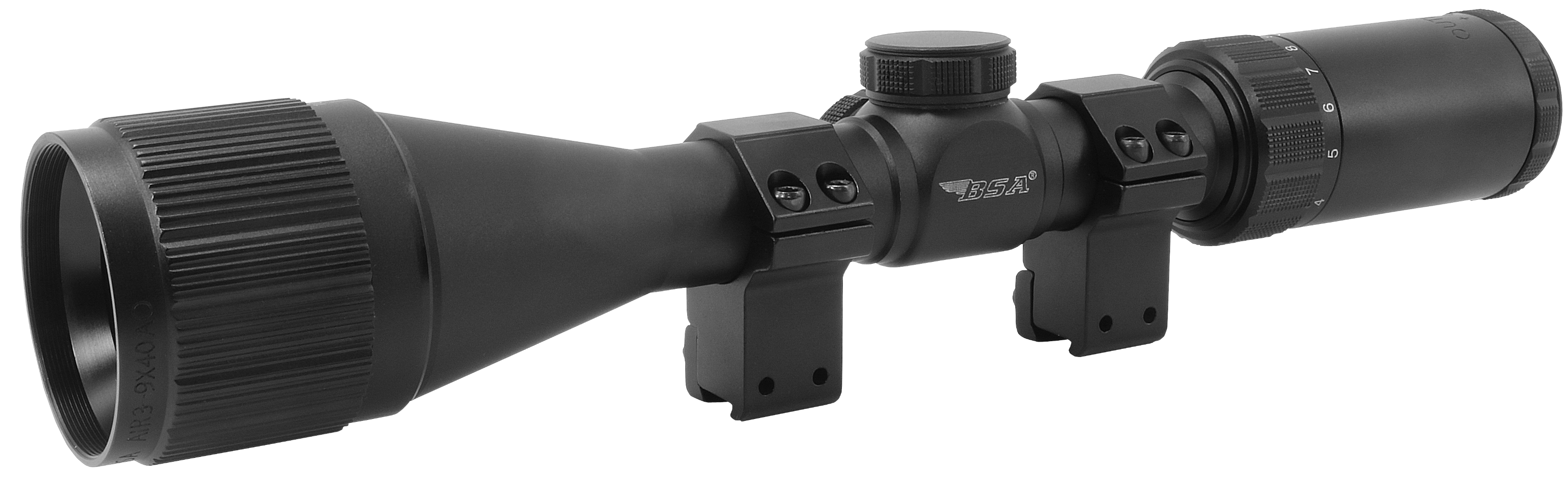 BSA Optics Outlook Air Rifle Scope 39x40mm Mil Dot Reticle - Gun Scopes ...