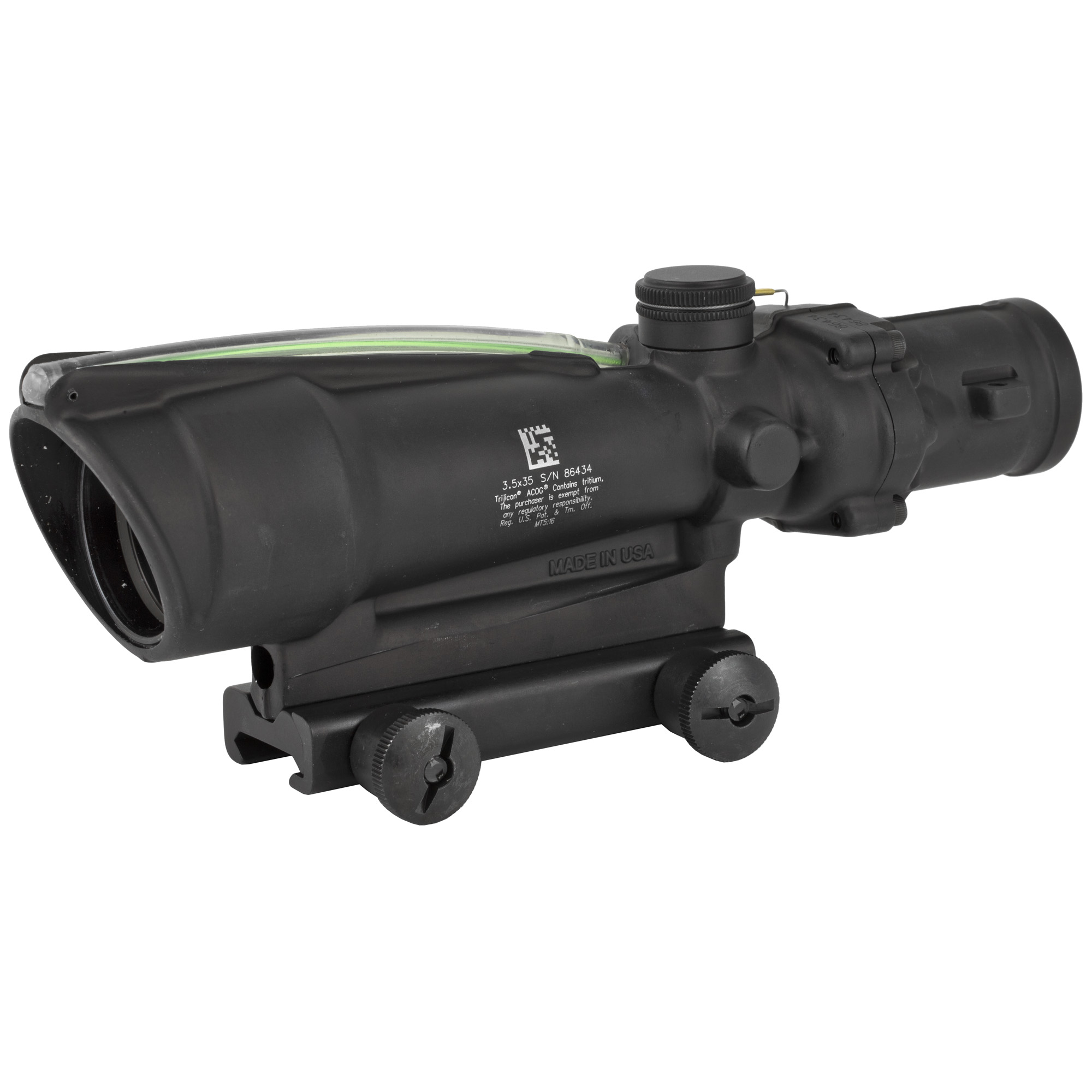 Trijicon Acog Trj 100163 Ta11jg 3.5x35 Ar15-m16 Grn - Gun Scopes at ...