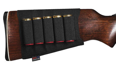 Grovtec Shotgun Shell Holder Buttstock Sleeve Open Style Bk - Other Gun ...