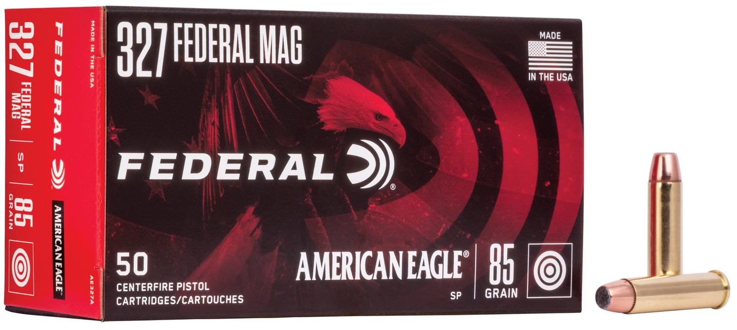 Federal American Eagle .327 FED MAGNUM 85gr JSP 50 Rounds [MPN: AE327A ...