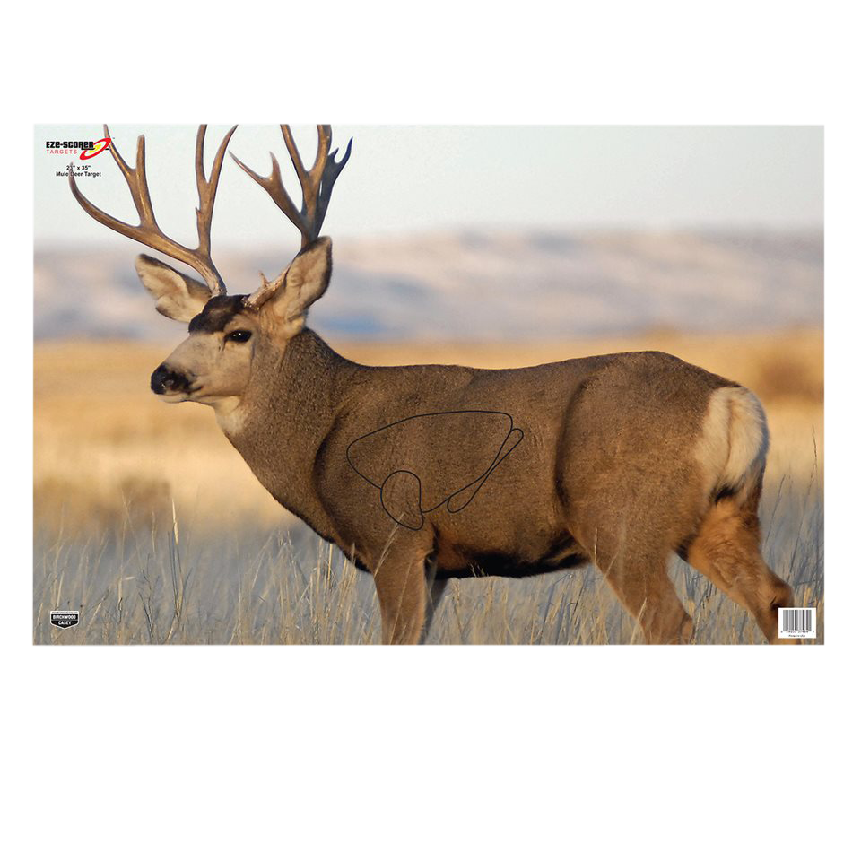 Birchwood Casey Ezescorer Bir 37482 23x35 Mule Deer 2pk - Shooting ...