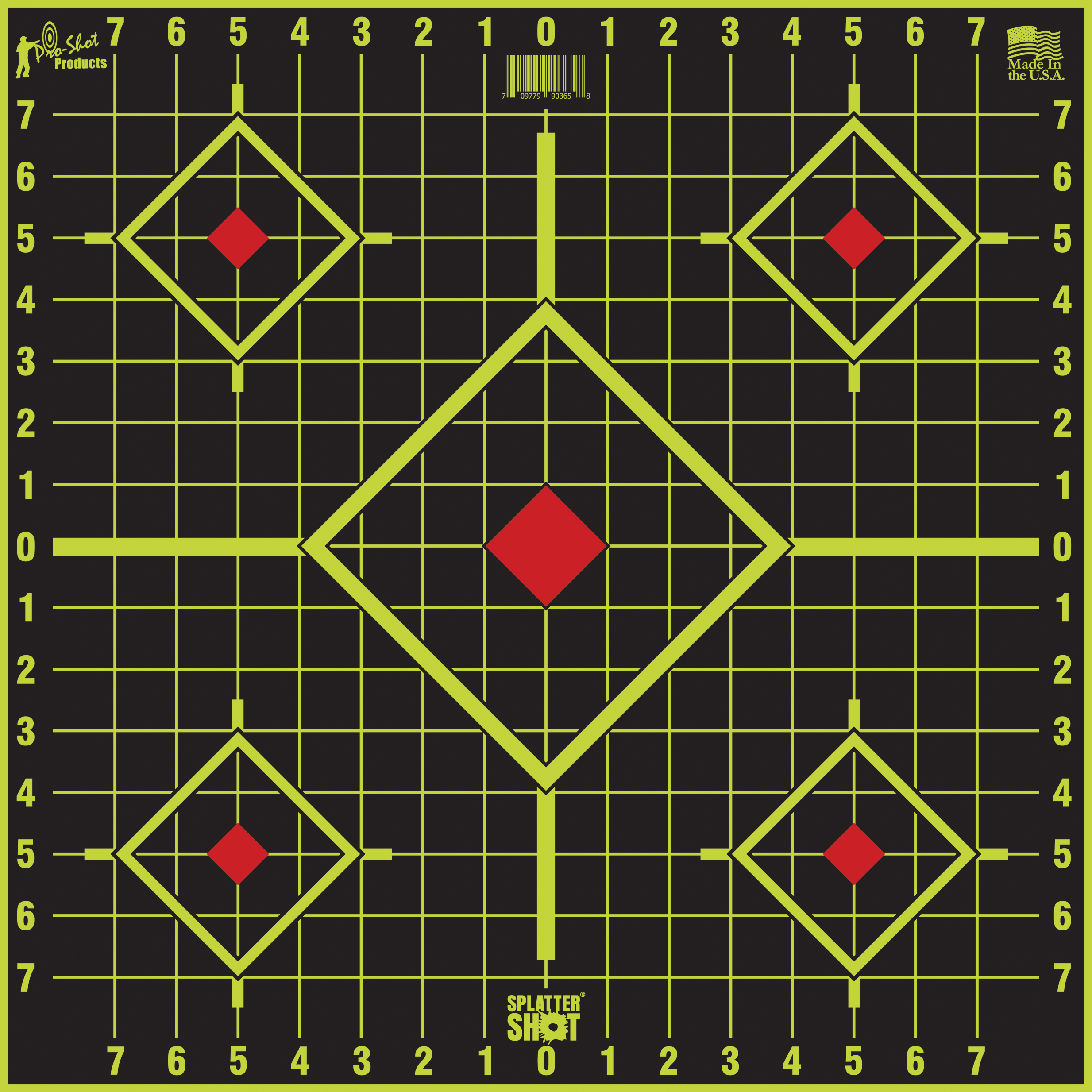 Proshot Splattershot 17.75si5pk 17.75 Square Sightin Target - Tactical ...