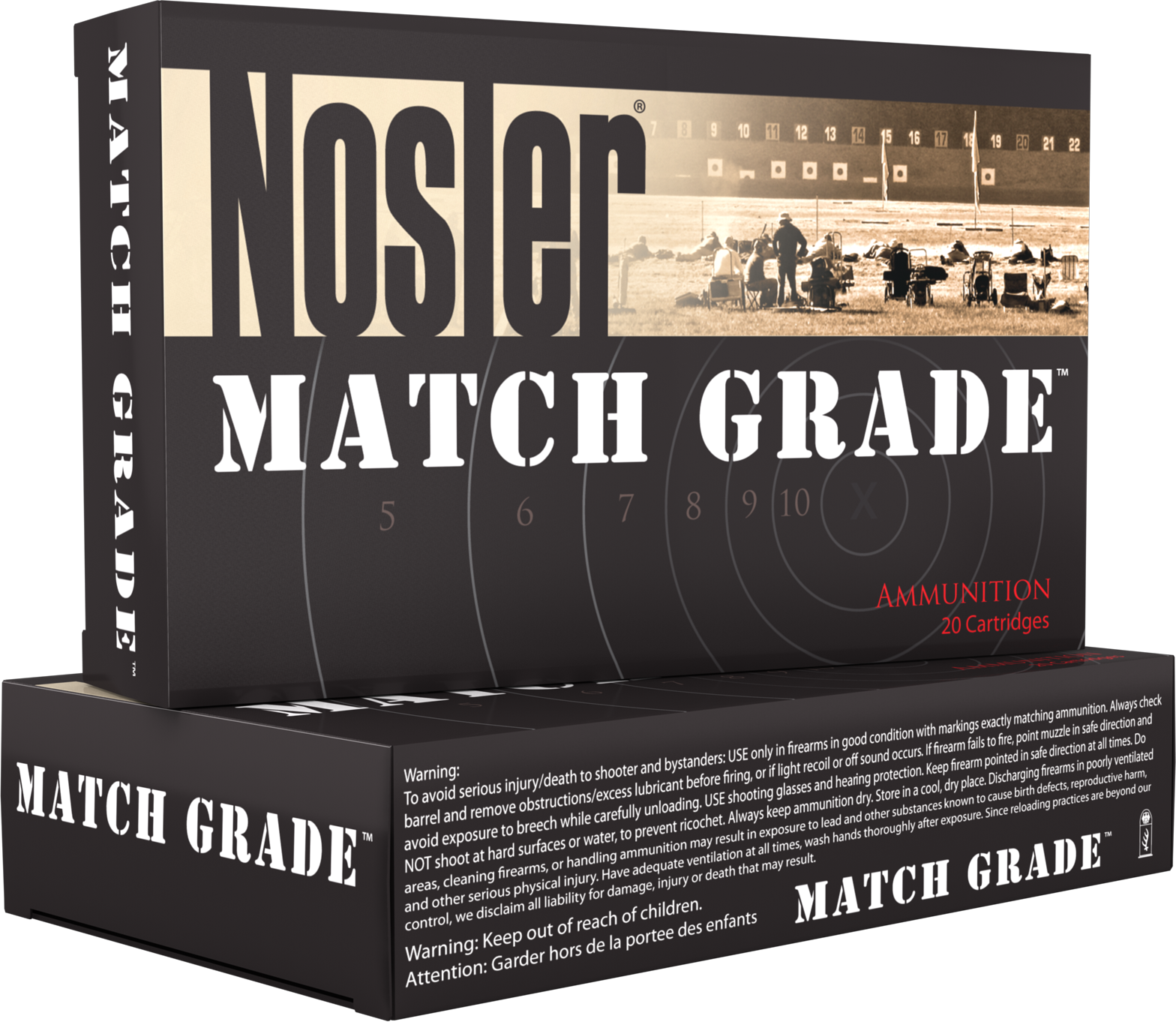 Nosler Match Grade .33 NOS 300gr CCHP 20 Rounds [MPN: 60031] - Rifle ...