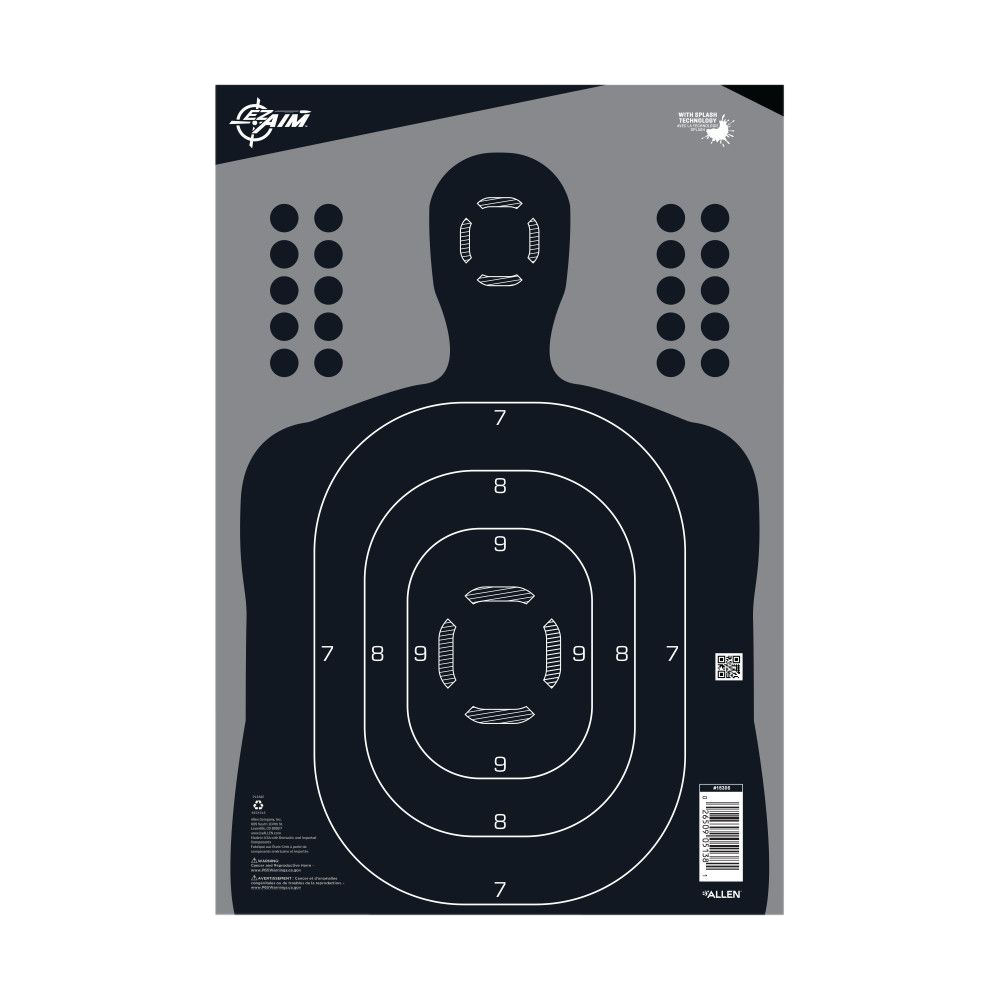 Allen Ez Aim 15496 Paper Bullseye Target 12 X 1 - Tactical Gear at ...