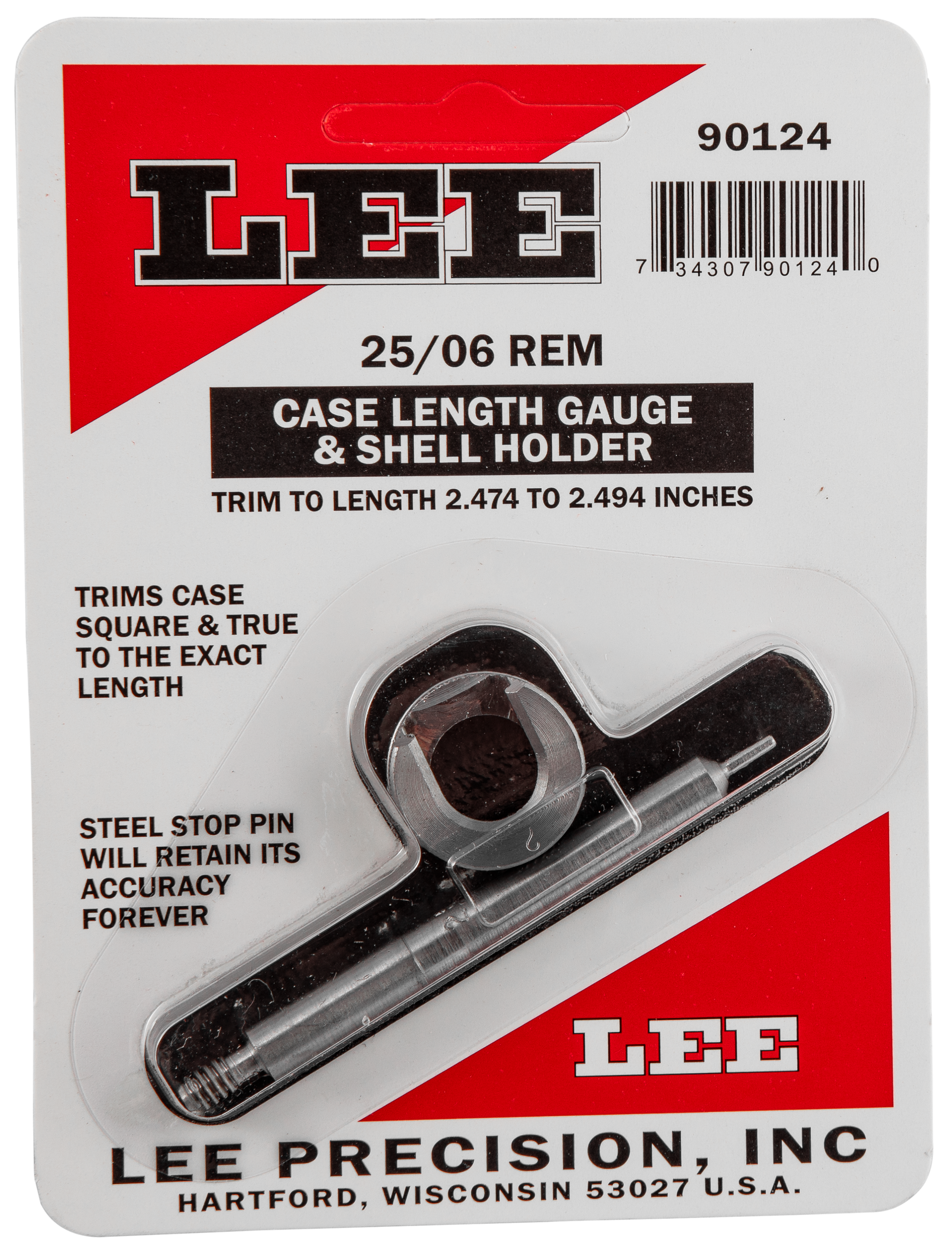 Lee case length gauge 90124 gauge-holder 25-06 rem - Other Reloading ...