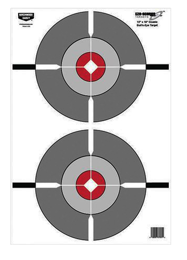 Birchwood Casey Ezescorer Bir 37061 12x18 Dbl Bullseye 100pk - Tactical ...