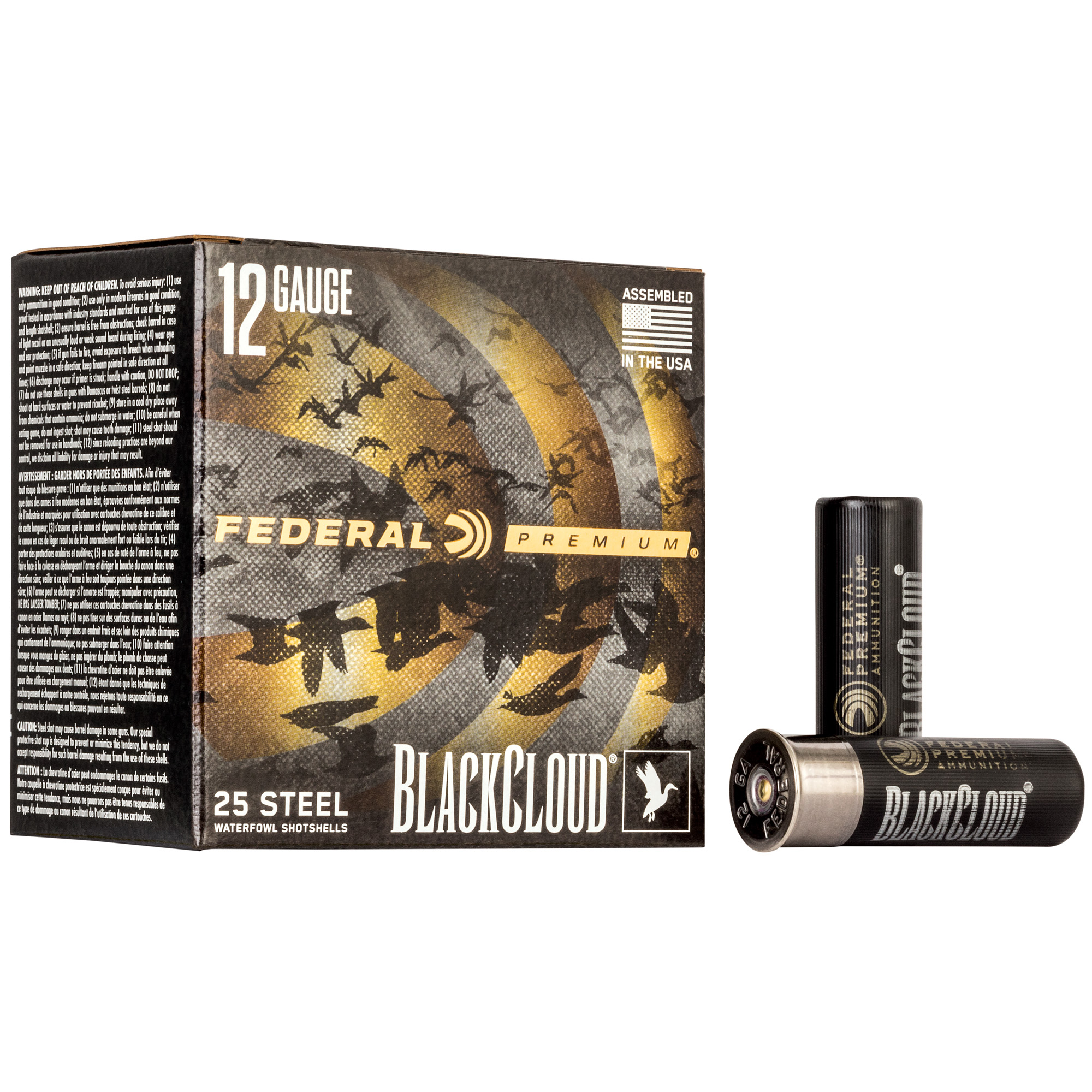 Federal Premium Black Cloud 12 GA 3in. 11-4oz. BB Shot 25 Rounds [MPN ...