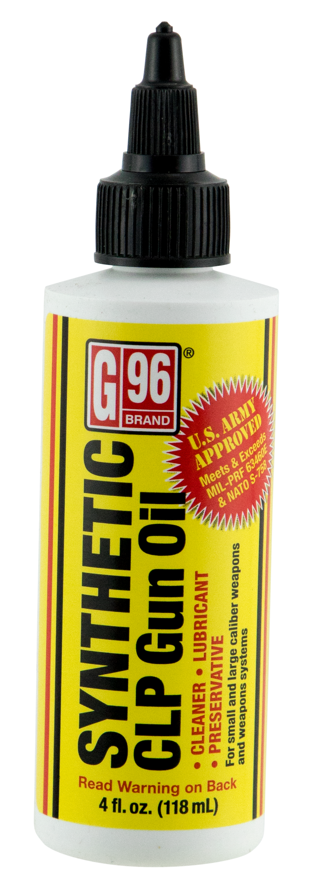G96 Synthetic 1053 Lube Bottle 4oz - Gun Cleaning Kits & Gun Cleaning ...