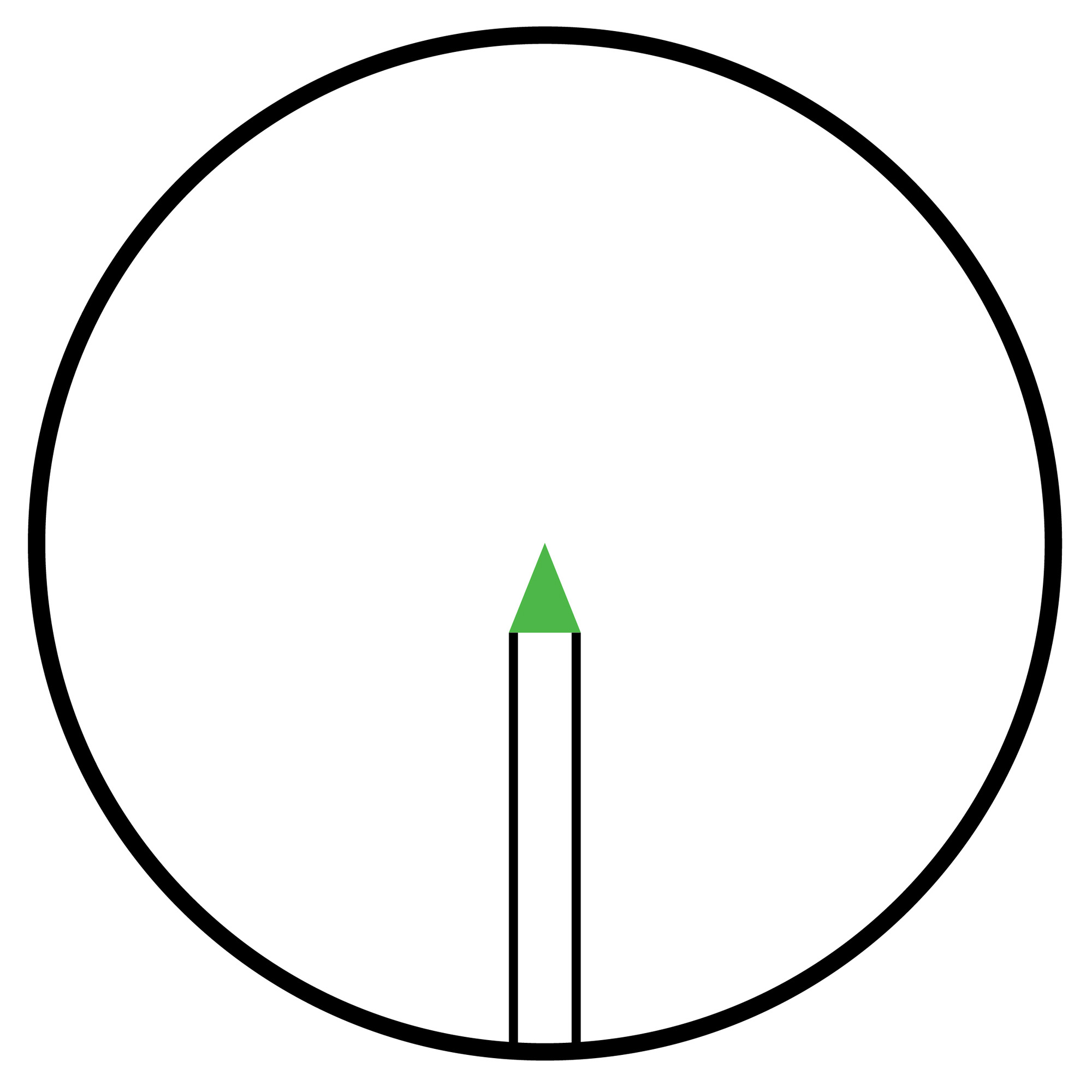 Trijicon Accupoint 39x40 1" Bac Green Triangle Reticle - Gun Scopes at ...