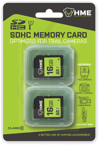 Hme sd memory card 16gb 2pk - Hunting Accessories at GunBroker.com ...