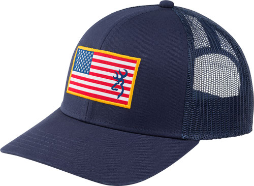 Bg Cap Glory Mesh Snapback American Flag Patch Nblue Osfm - Other Clothing at GunBroker.com ...