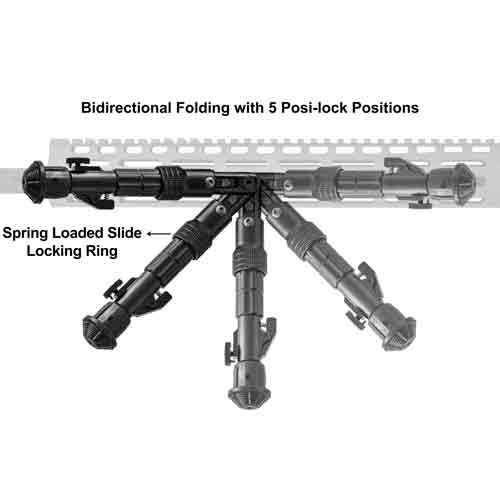 Leapers utg recon flex mlok bipod 8.0in11.8in center height ...