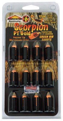 Harvester Scorpion 50 Cal. 260gr .451 Poly Tip Sabot 12pk - Other ...