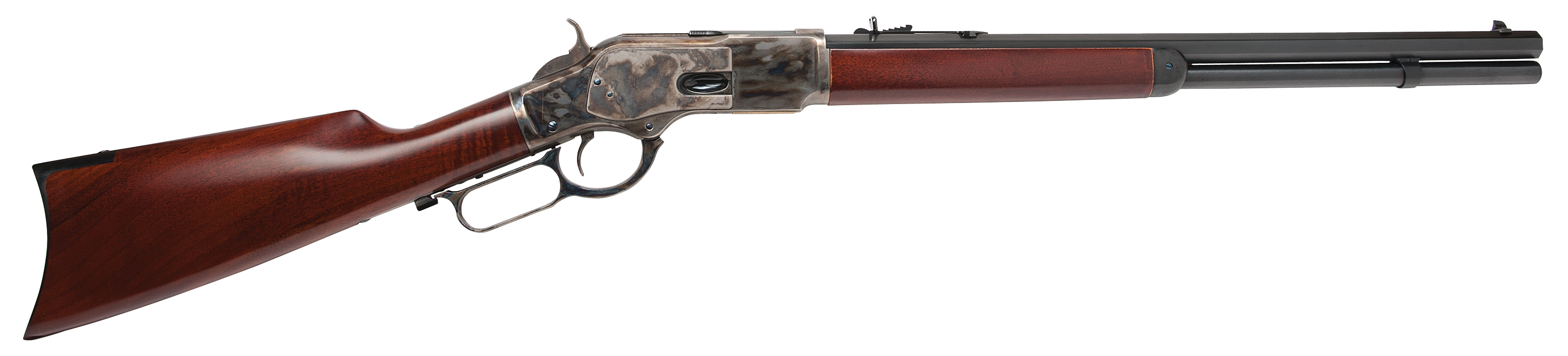 Cimarron 1873 short rifle .38-.357 20" cc-blued walnut - Lever Action ...