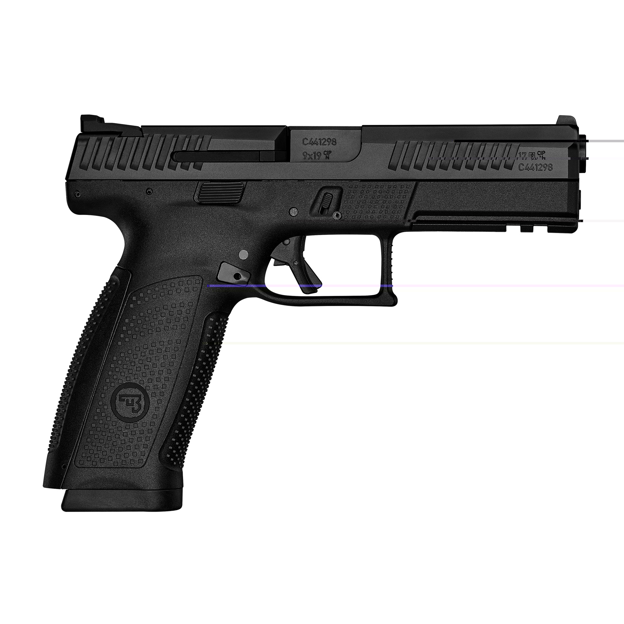 Cz P-10 F Or 9mm Fs 19-shot - Reversible Mag Catch Black - Semi Auto ...