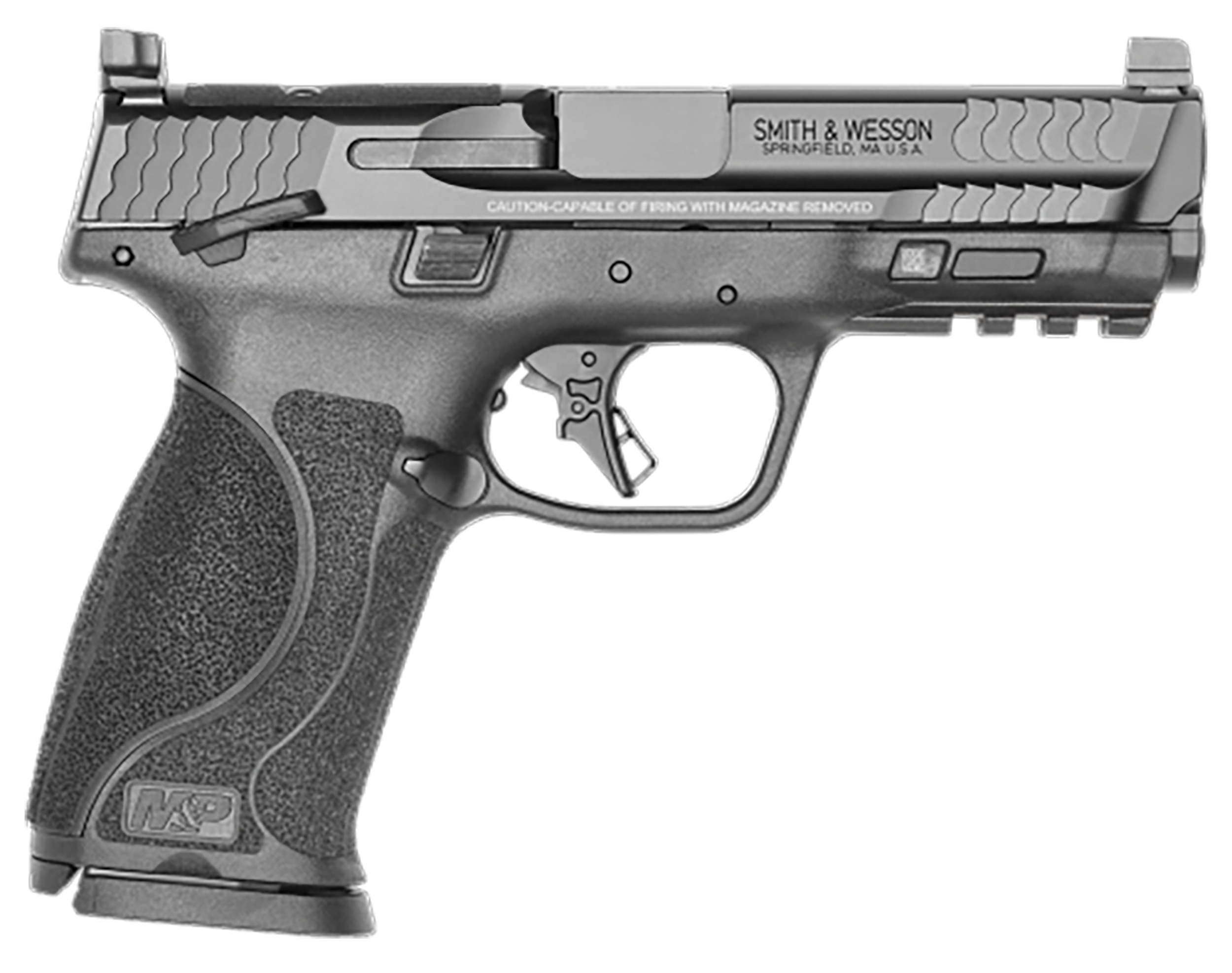 S&w M&p9 M2.0 Full 17sh 4.25" Optic Ready Thumb Safety Blk - Semi Auto ...