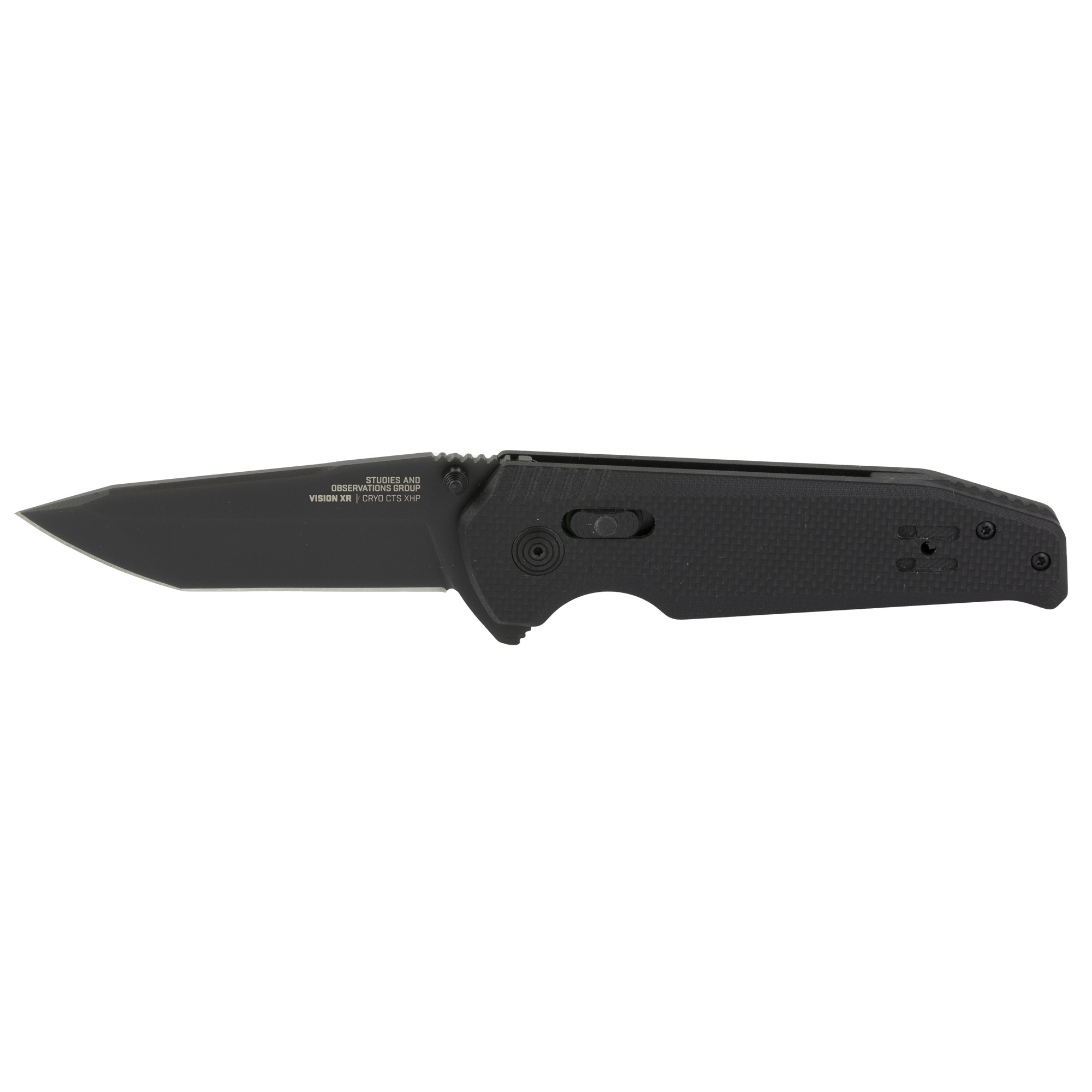 Sog vision xr black straight edge - Pocket Knives at GunBroker.com ...